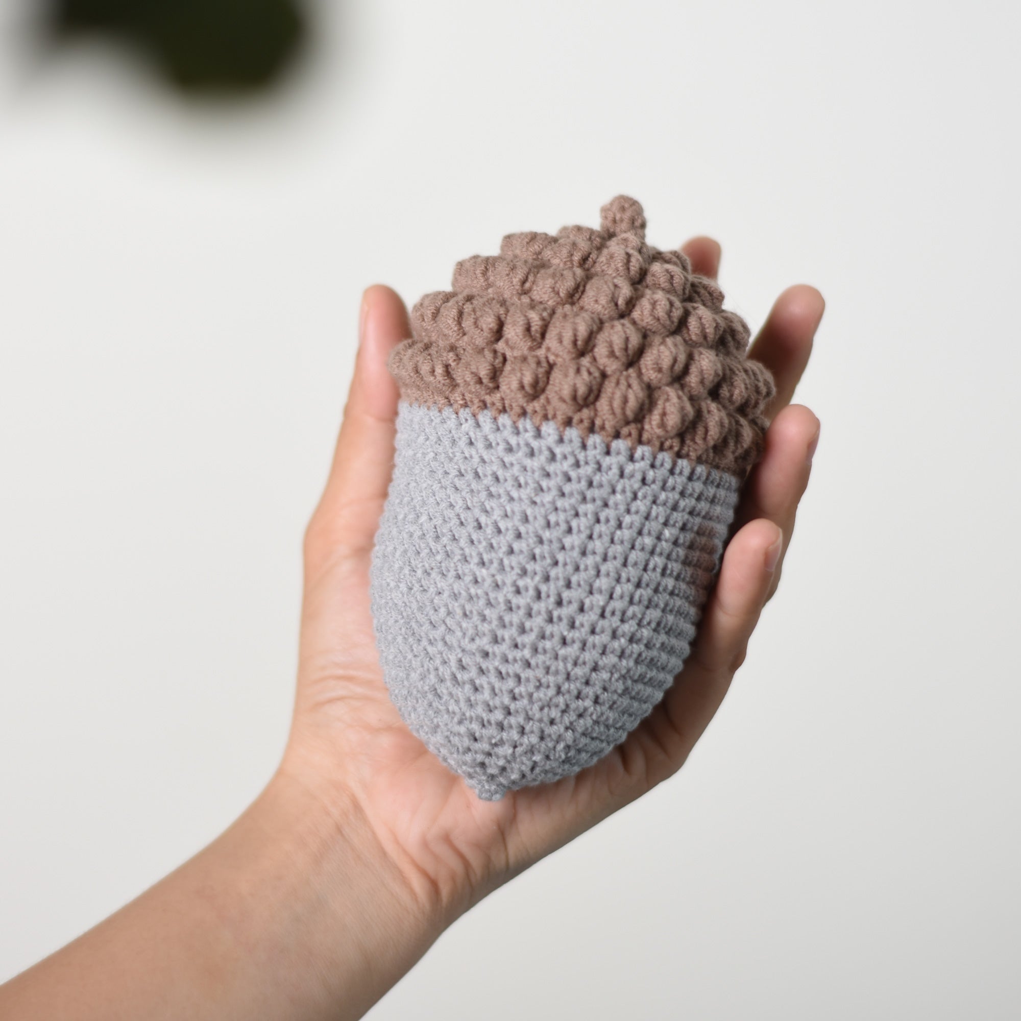 Acorn With Bell Inside - Crochet Acorn Amigurumi- Stuff Acorn Toy - Be