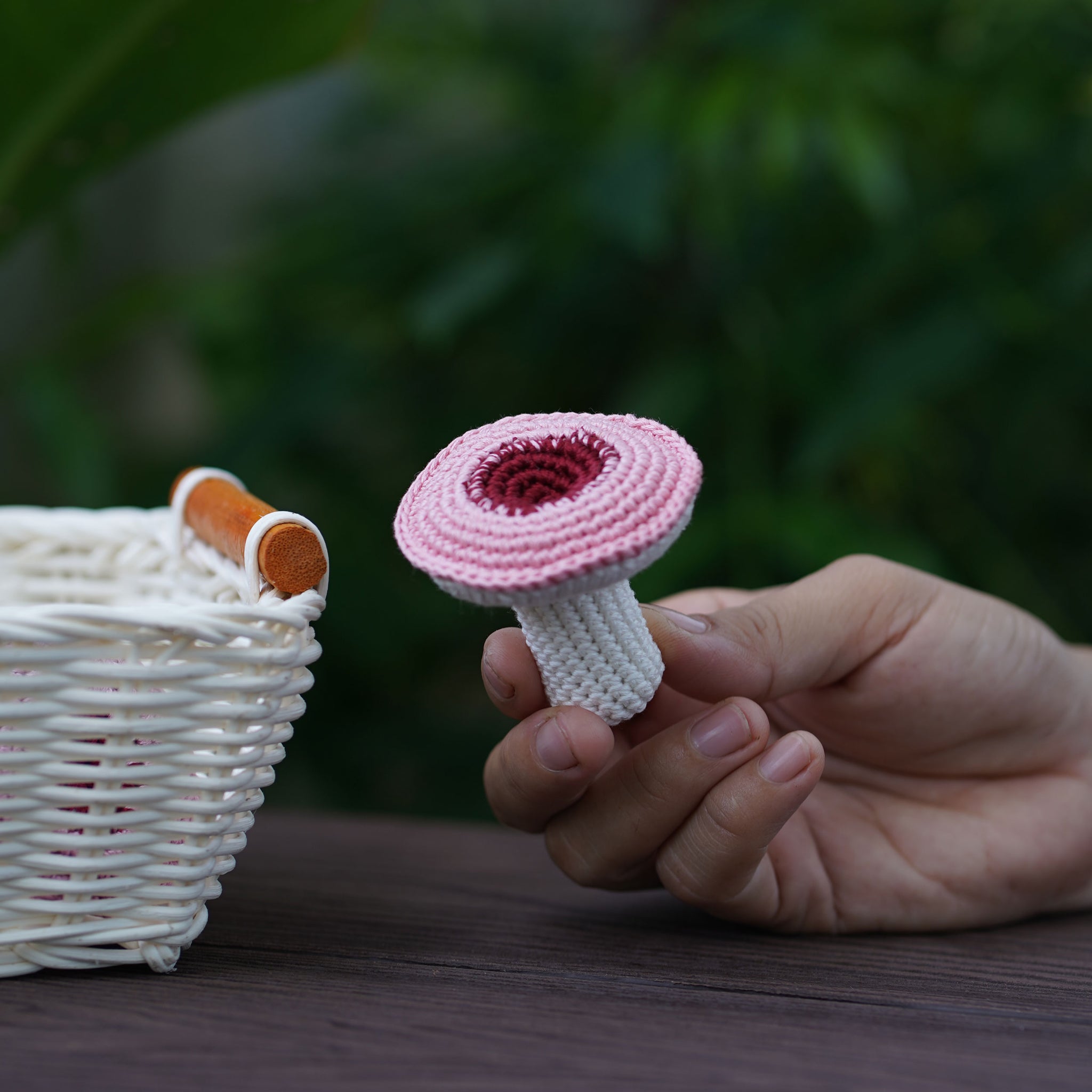 Crochet Mushroom - Plush mushroom toy - Decoration kid room - Handmad