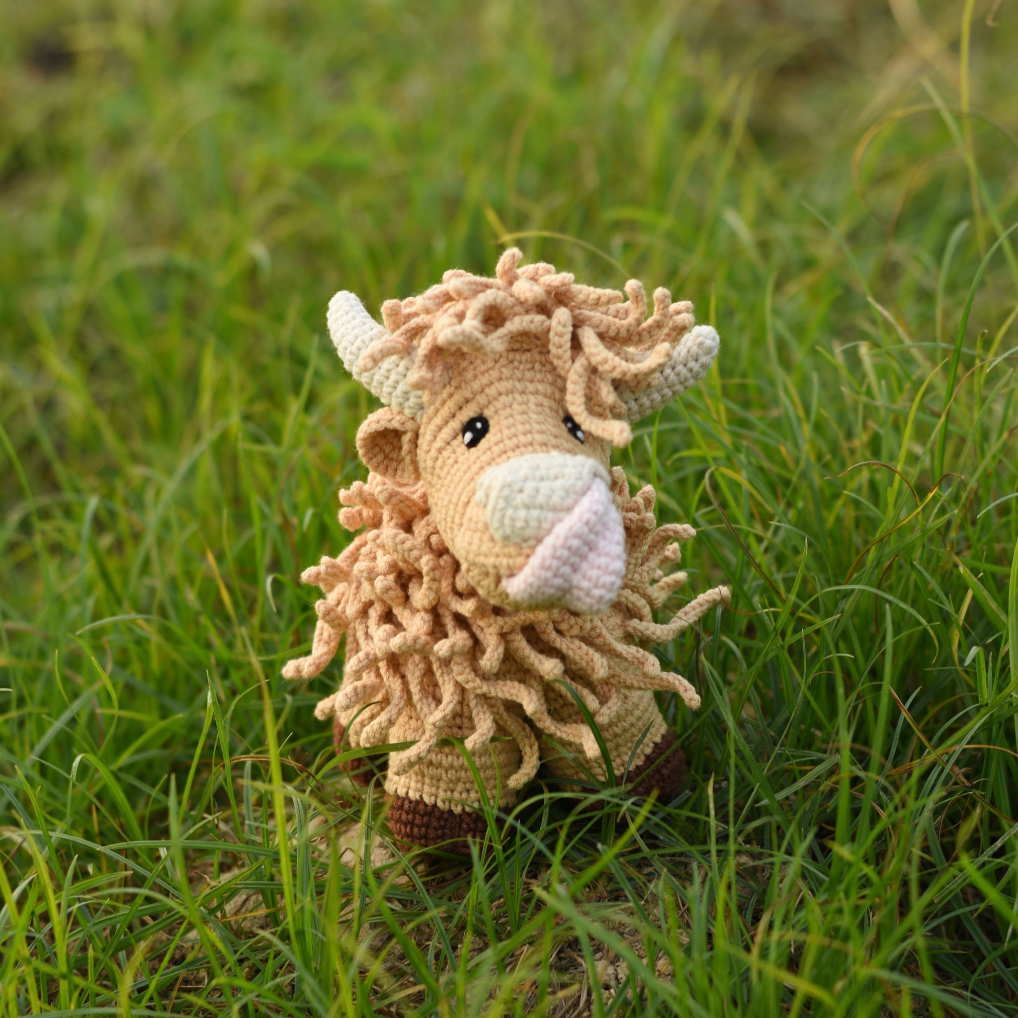 Highland Cows Crochet Animals - Amigurumi Crochet Highland Cow Gift