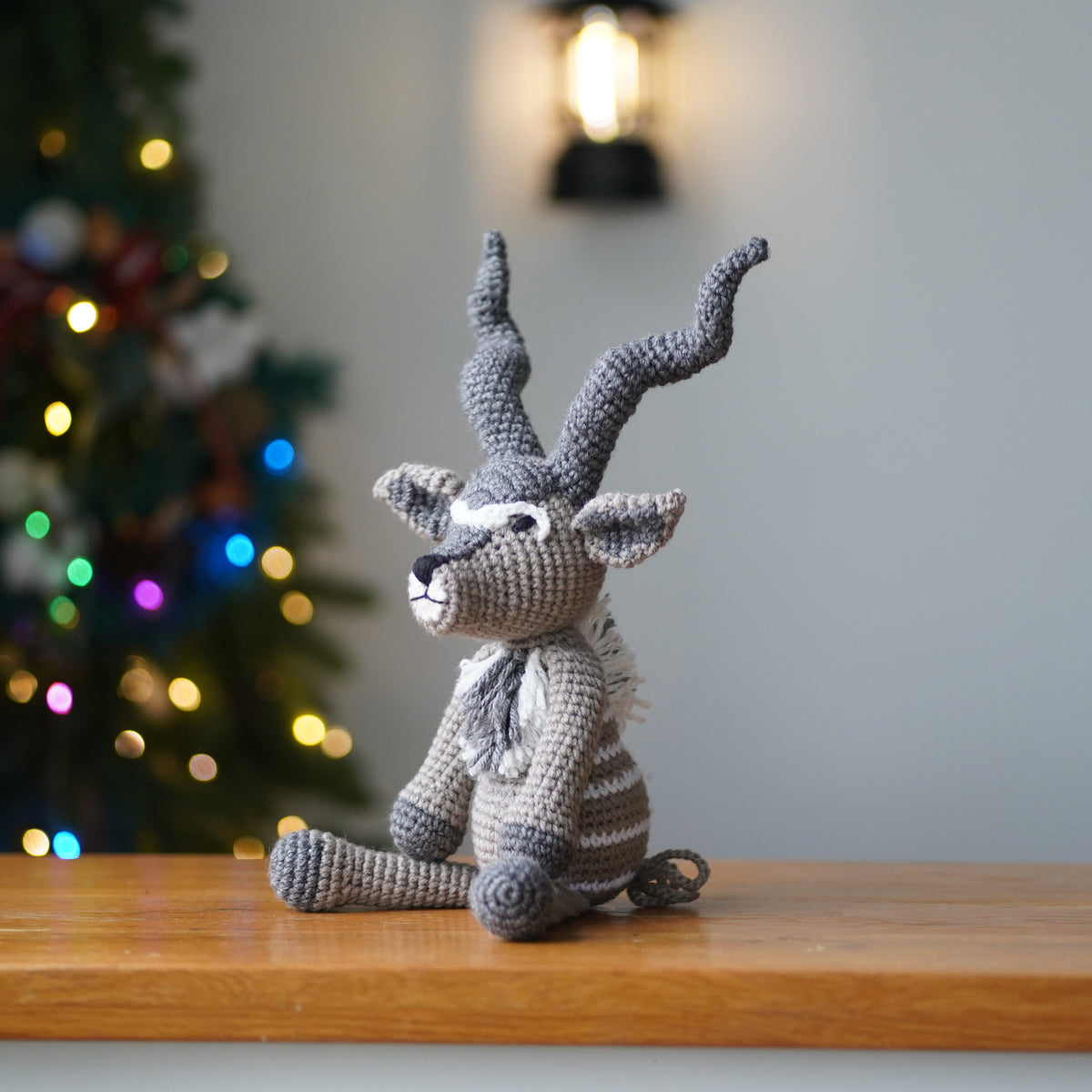 Greater Kudu Crochet , Great Kudu Antelope stuffed toy, Large African