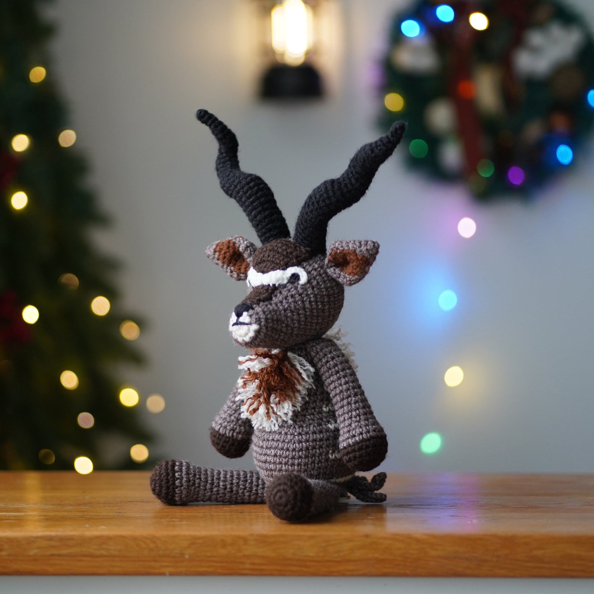 Greater Kudu Crochet , Great Kudu Antelope stuffed toy, Large African