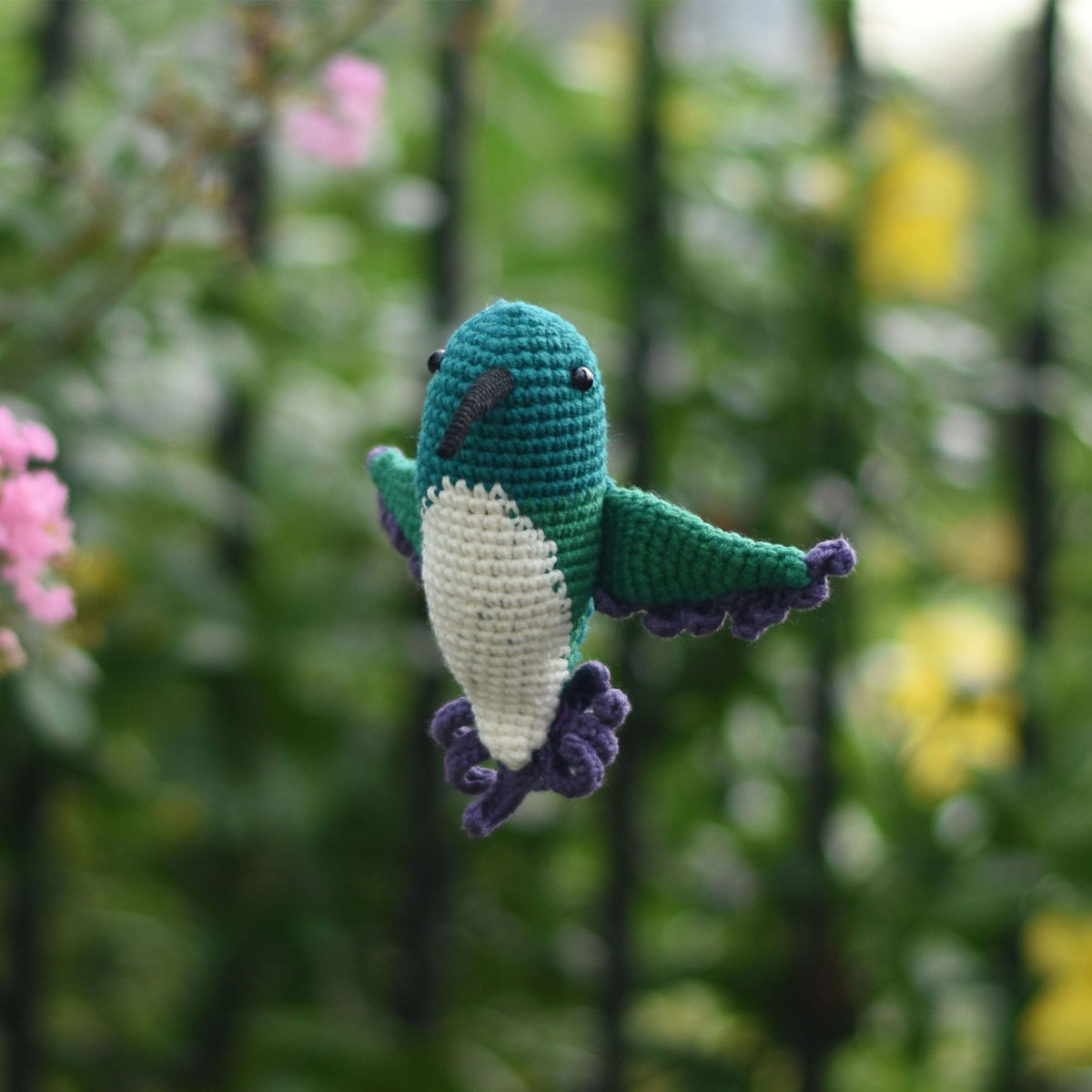 Finished Hummingbird Crochet - Hummingbird Amigurumi Toy - Decoration