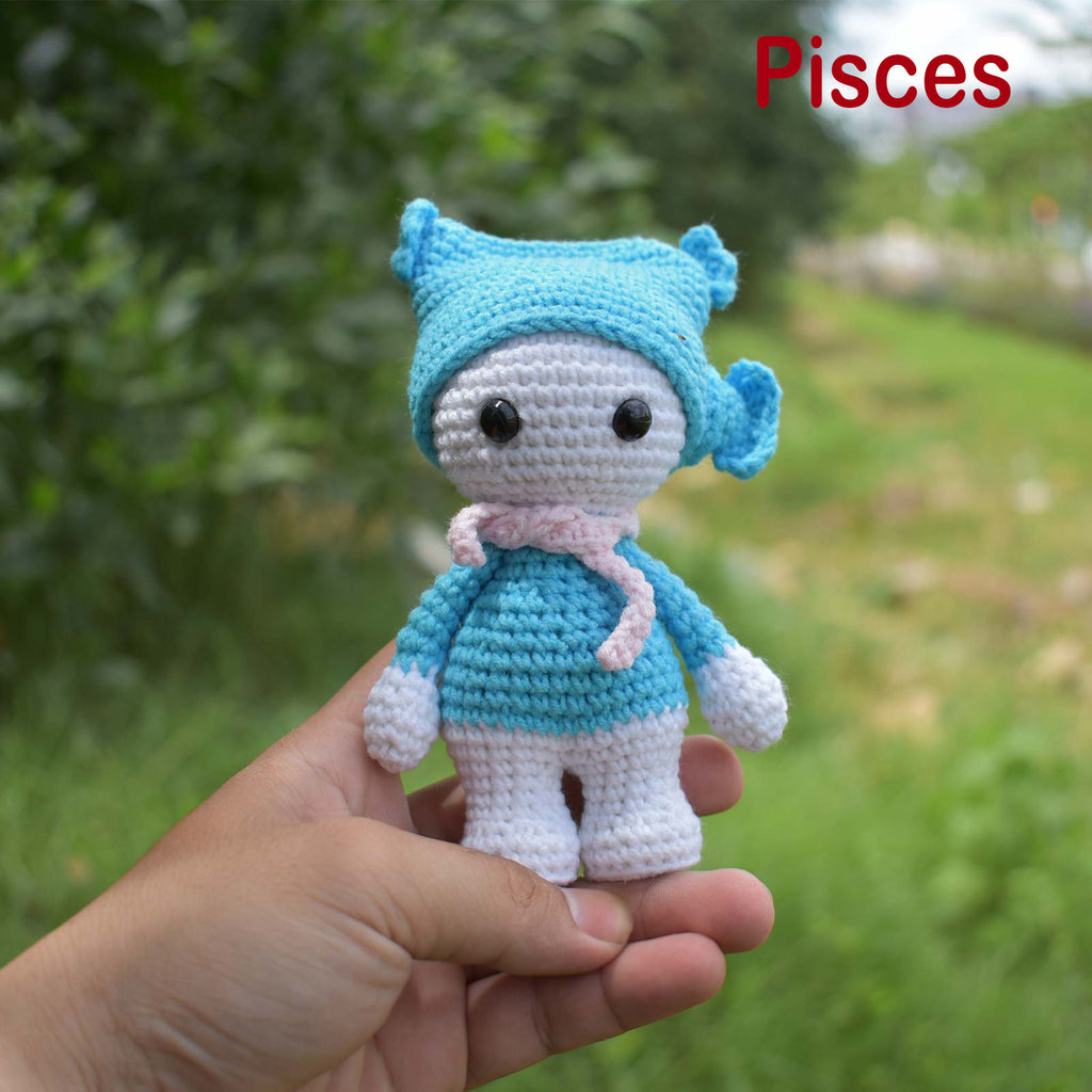 Amigurumi Horoscope Astrology Zodiac Doll Crochet Stuffed Handmade Toy