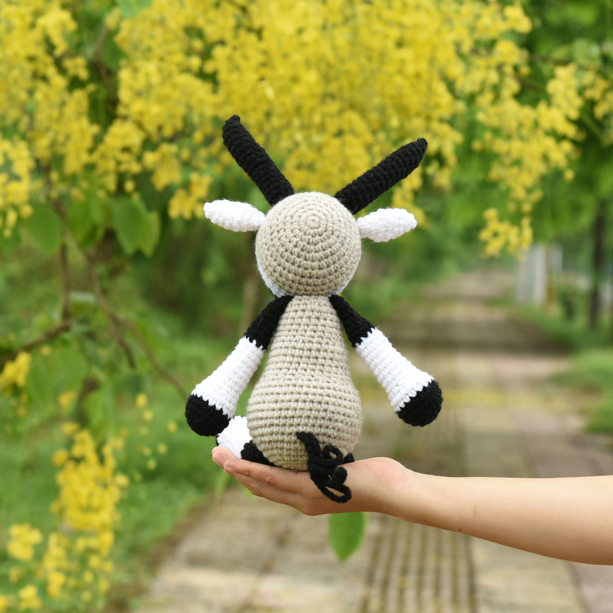 The Oryx Crochet Amigurumi Gift - Arabian Oryx Handmade Stuffed Croche